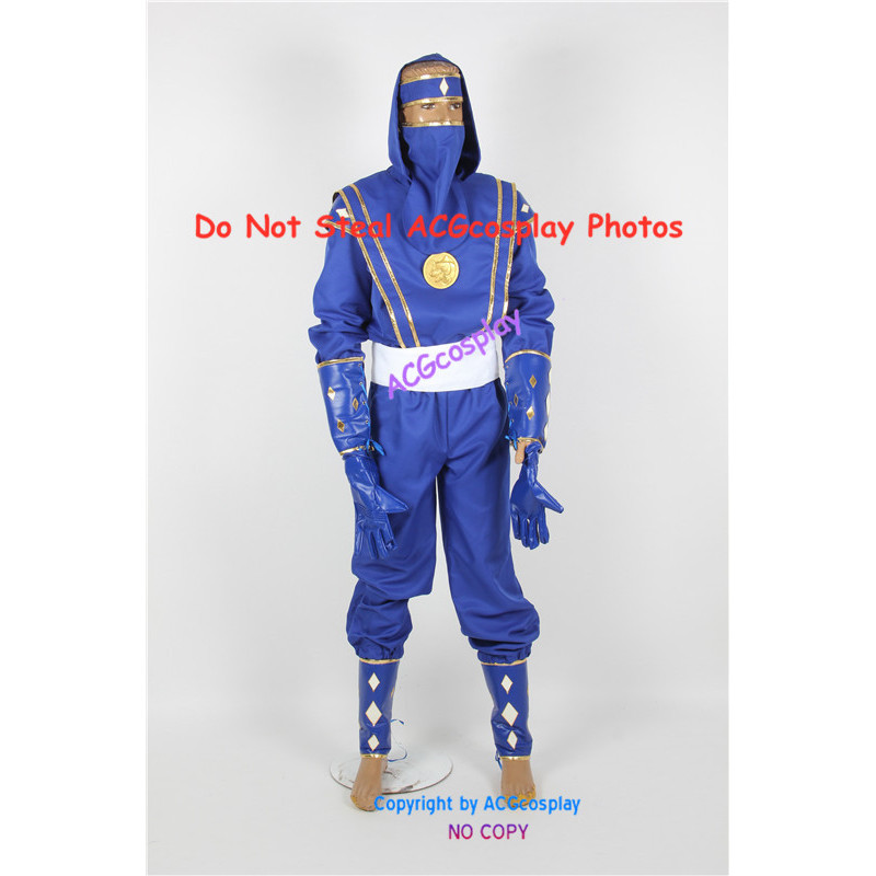 Power Rangers Blue Ninjetti Ranger Cosplay Costume ACGcosplay