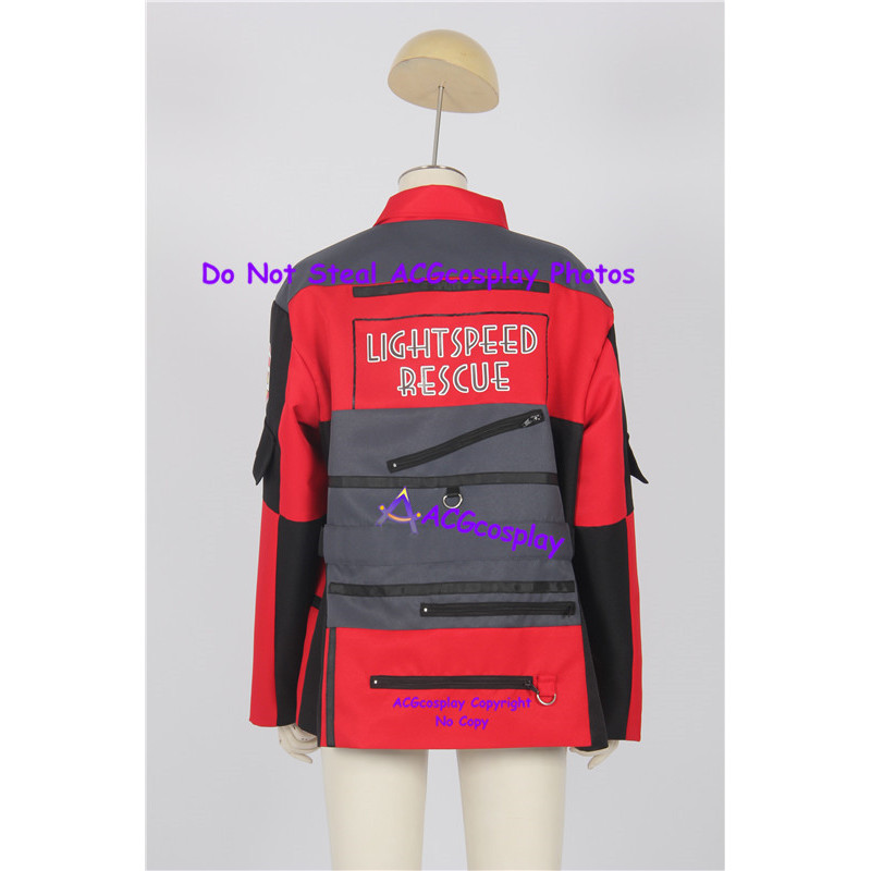 Power Rangers Lightspeed Rescue Jacket light speed Cosplay Costume no.5 ...