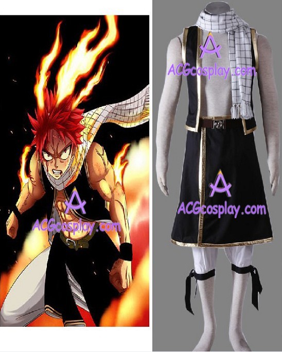 Natsu Dragneel Cosplay Buy Anime Fairy Tail Natsu Dragneel Scarf